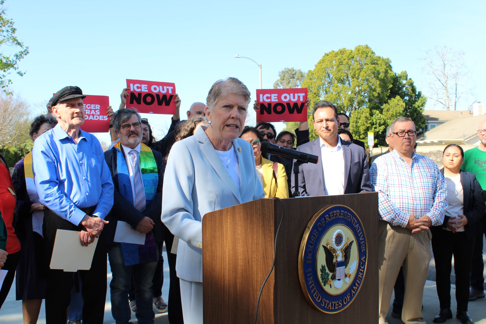 Brownley Holds Press Conference on ICE Brutality and Lawlessness ...